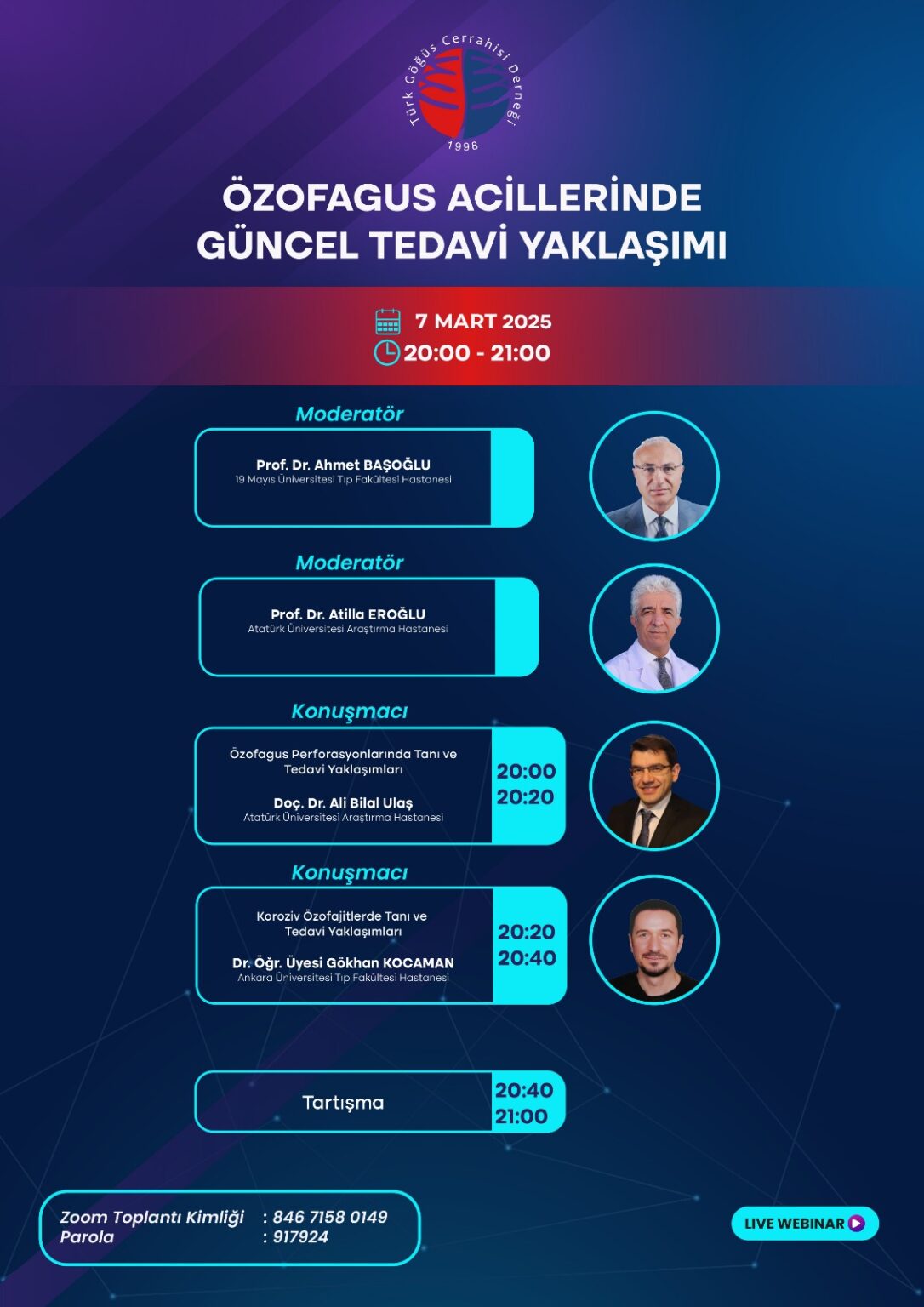 Özofagus Acillerinde Güncel Tedavi Yaklaşımı / 7 Mart 2025 – TGCD ...